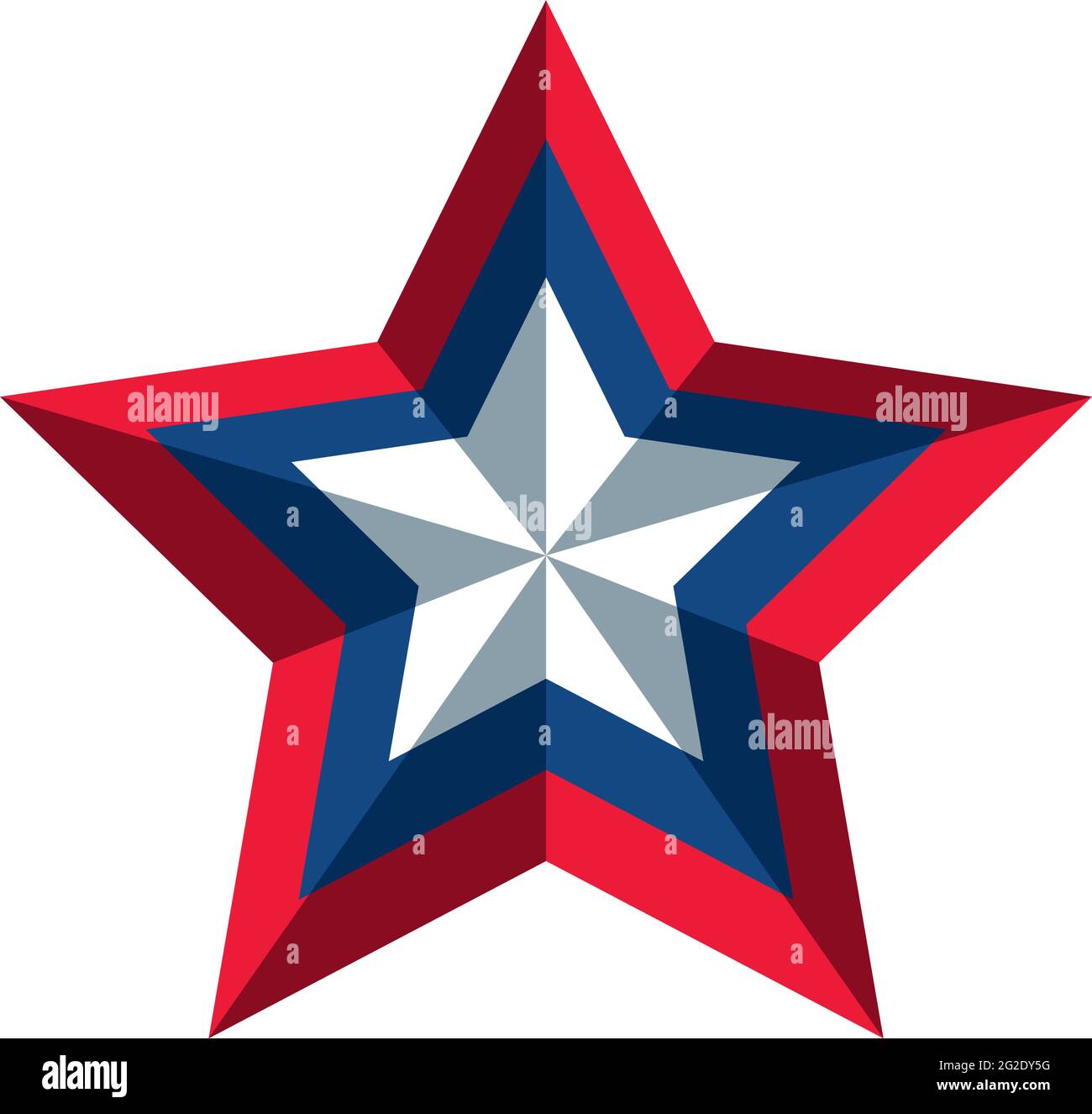 blue and red star Stock Vector Image & Art - Alamy