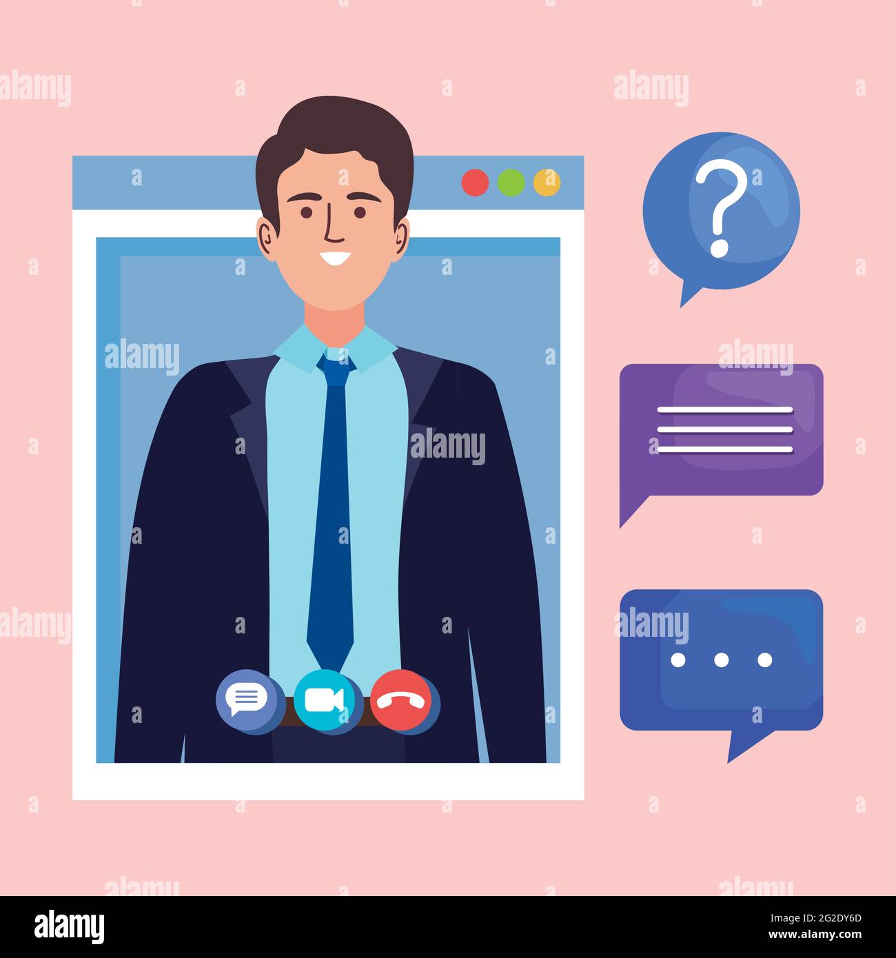 Call in question Stock Vector Images - Alamy