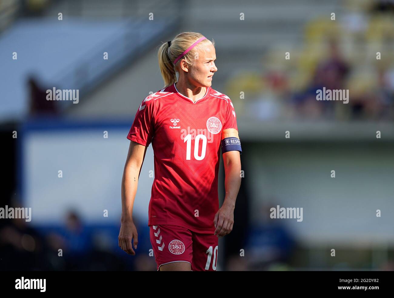 Horsens Stadium, Horsens, Denmark. 10th June, 2021. Denmark's Pernille ...