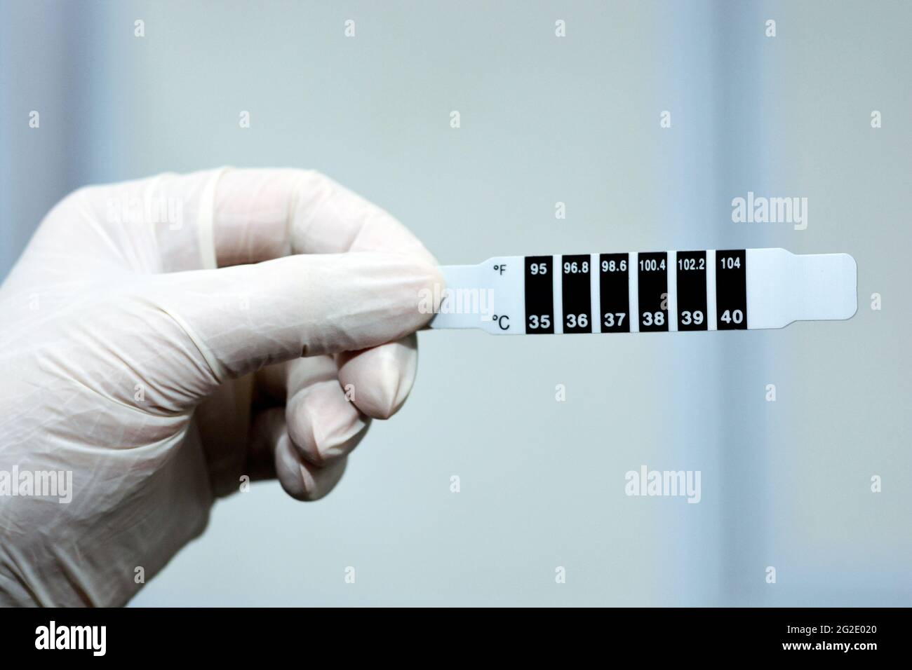 Fast Check Forehead Thermometer Strip. for Home or School. Reusable ...