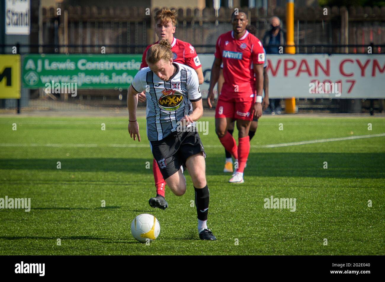 Bala, Wales. 20 September 2020. JD Cymru Premier match between Bala ...