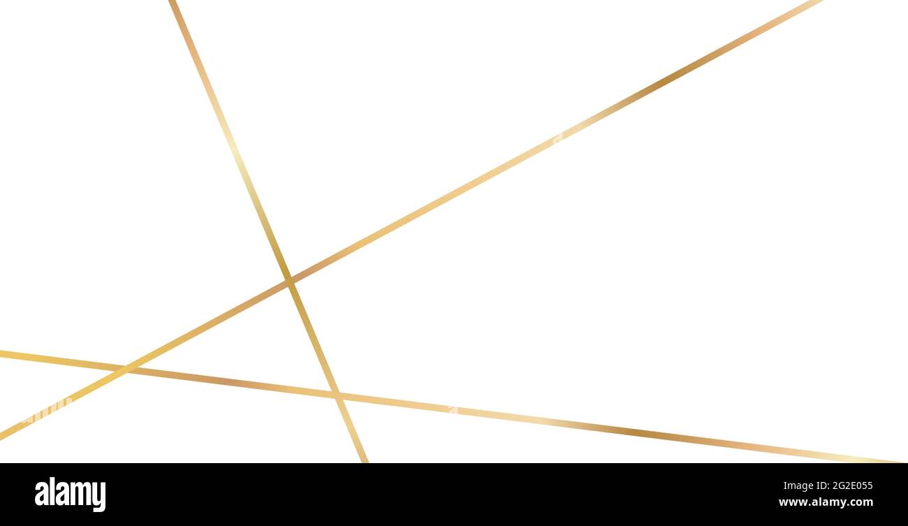Abstract white background with golden lines - Vector illustration Stock ...