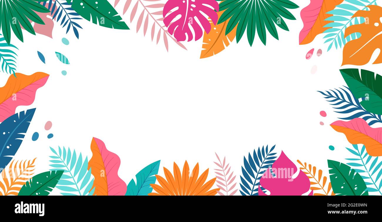 Hello Summer concept design, summer panorama, abstract illustration ...