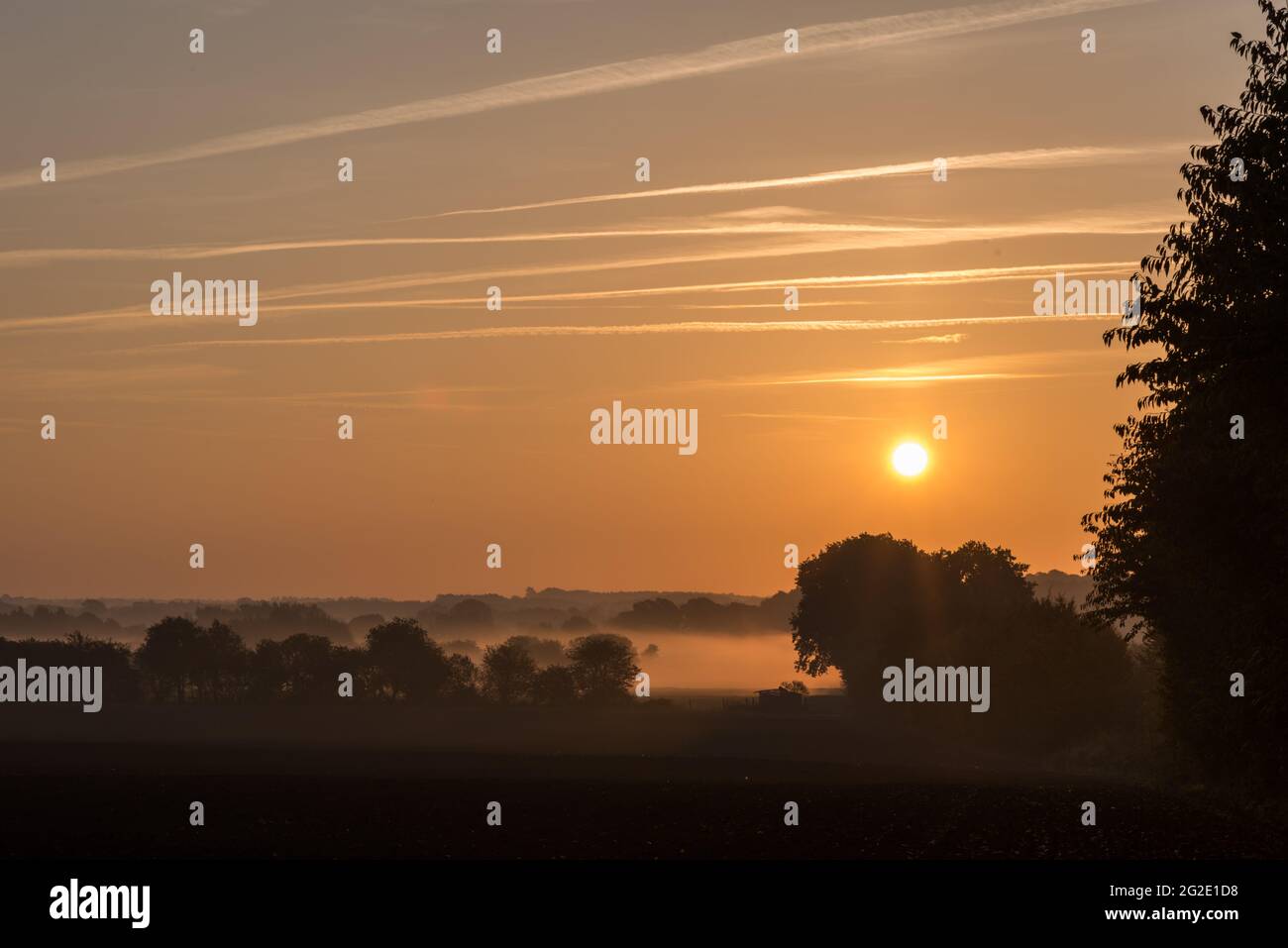 sun is rising Stock Photo - Alamy