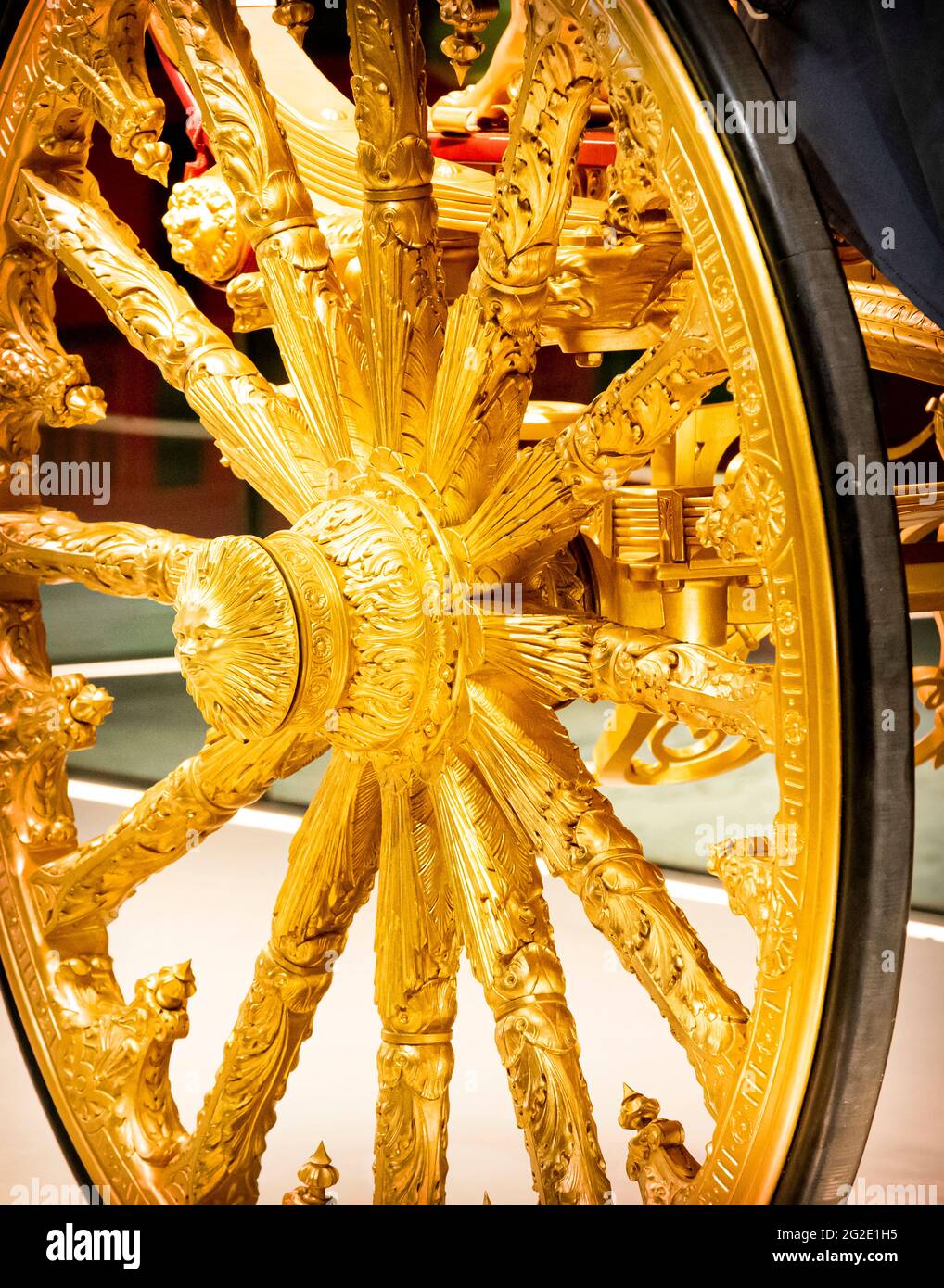 Amsterdam, Netherlands. 10th June, 2021. The golden coach of the Dutch ...