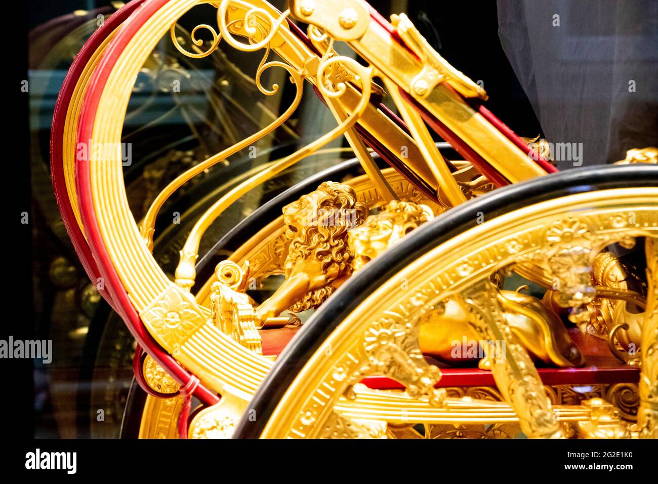 Amsterdam, Netherlands. 10th June, 2021. The golden coach of the Dutch ...