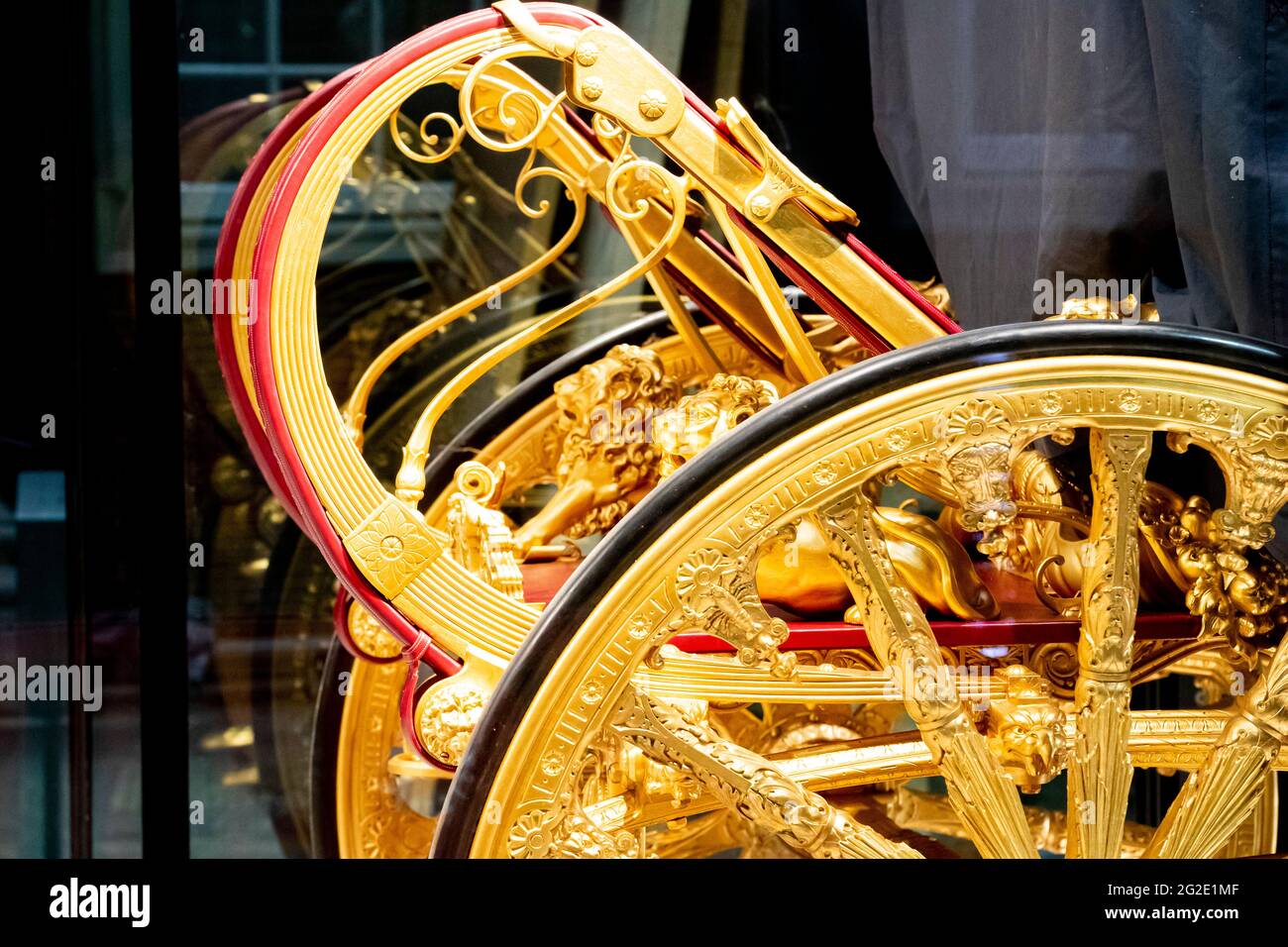 Amsterdam, Netherlands. 10th June, 2021. The golden coach of the Dutch ...