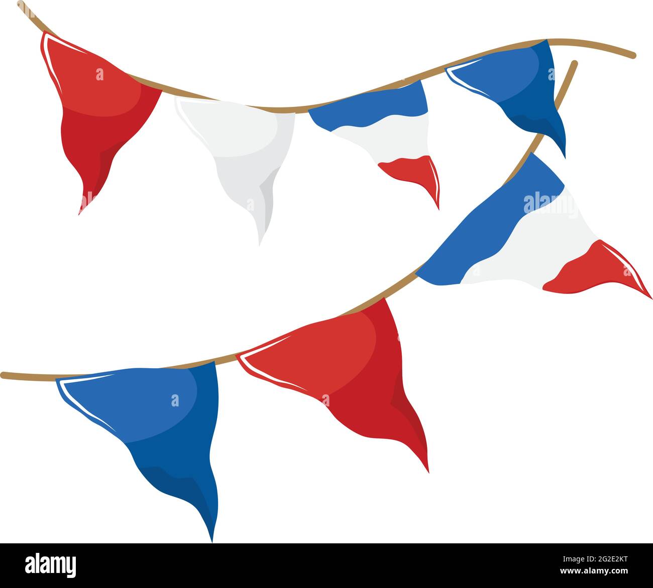 French banner pennant Stock Vector Image & Art - Alamy