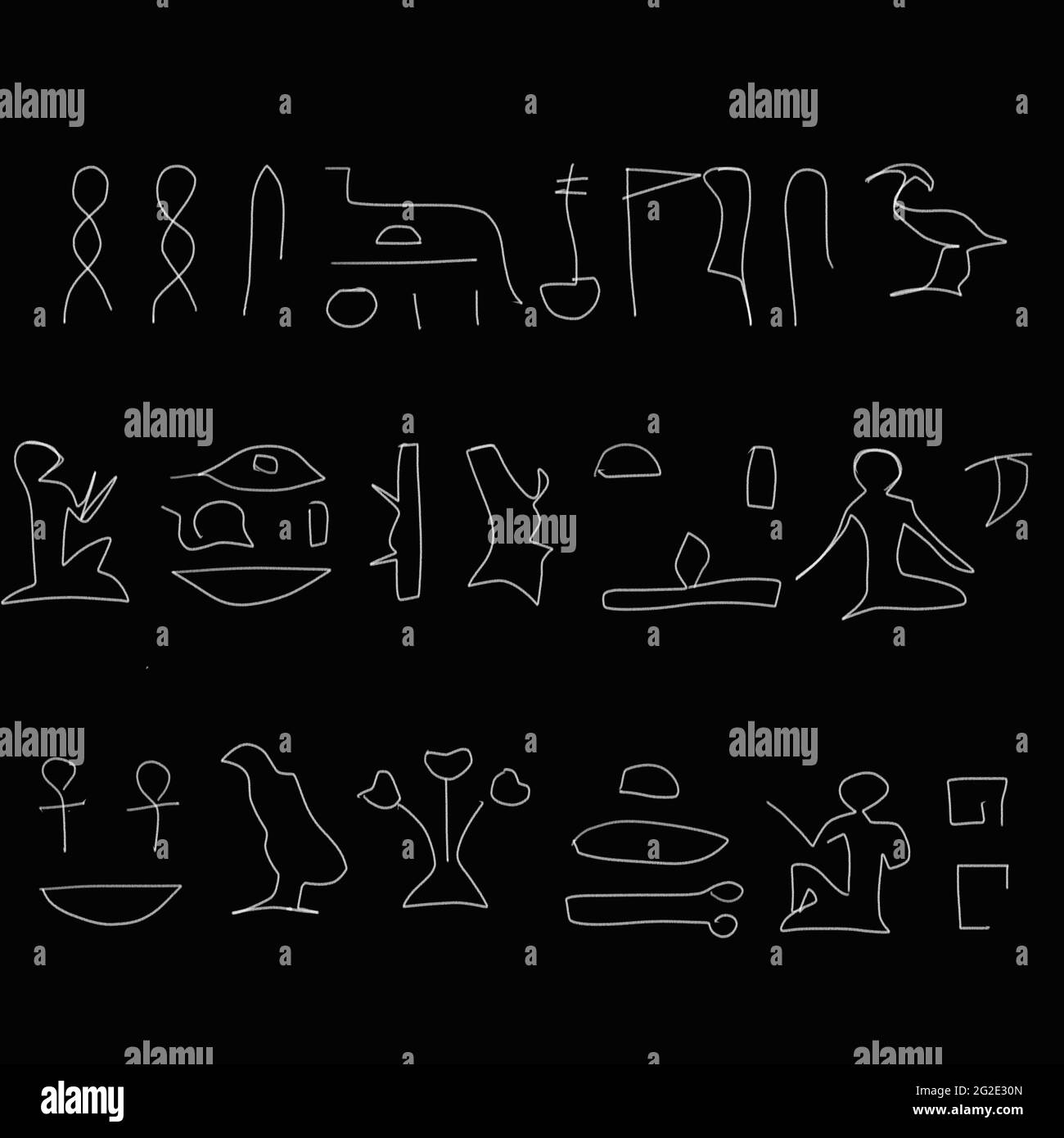 Greek hieroglyphs hi-res stock photography and images - Alamy