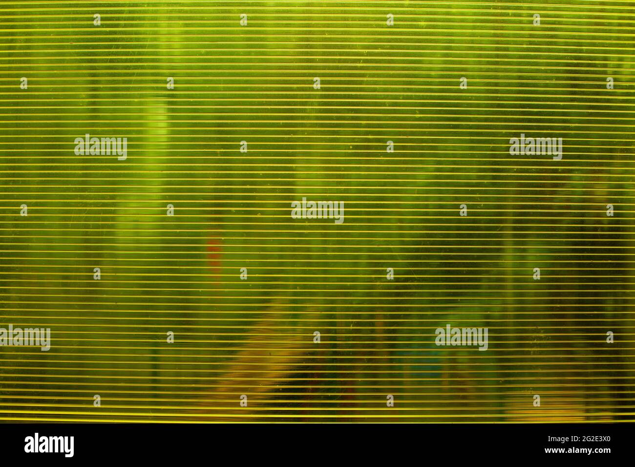 Corrugated plastic texture. Plastic transparent yellow surface Stock ...