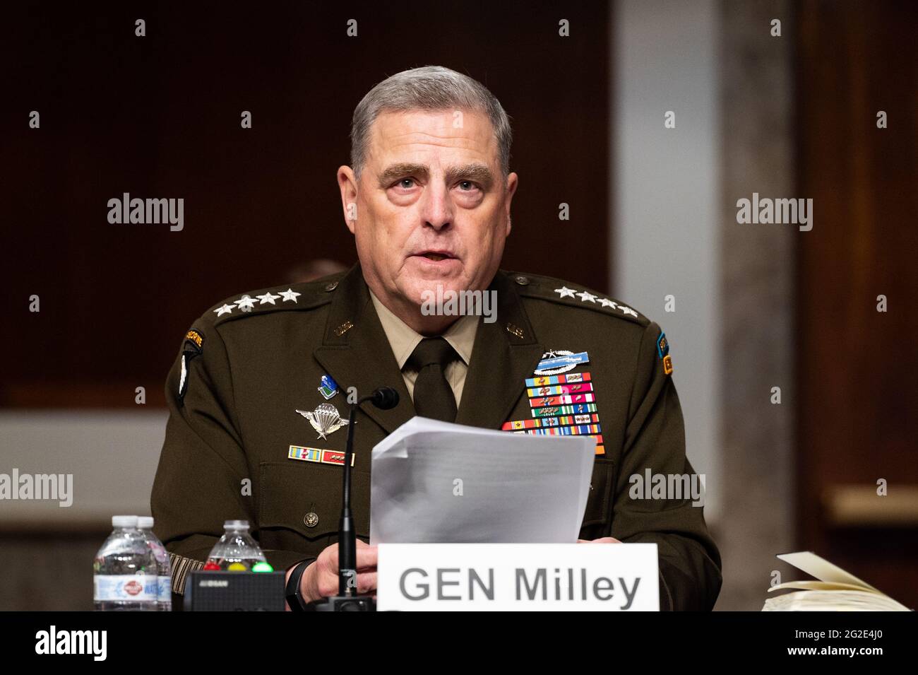 Washington, United States. 10th June, 2021. General Mark Milley ...