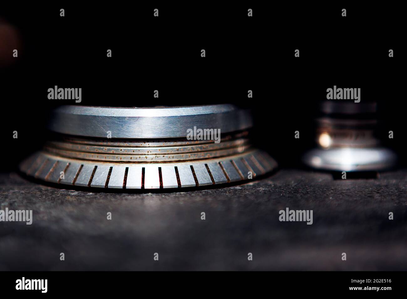 Rolling mechanism of tape magnetophone . Wheel roller for vintage tapes ...
