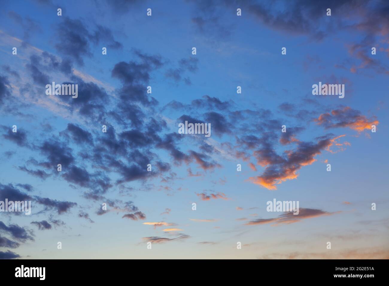 Small fluffy cirrus clouds hi-res stock photography and images - Alamy