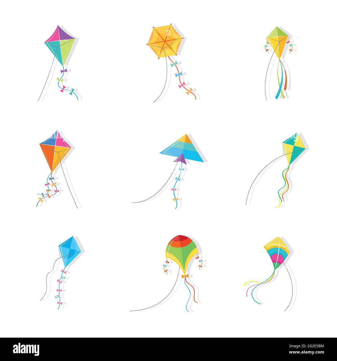 kites icon set Stock Vector Image & Art - Alamy