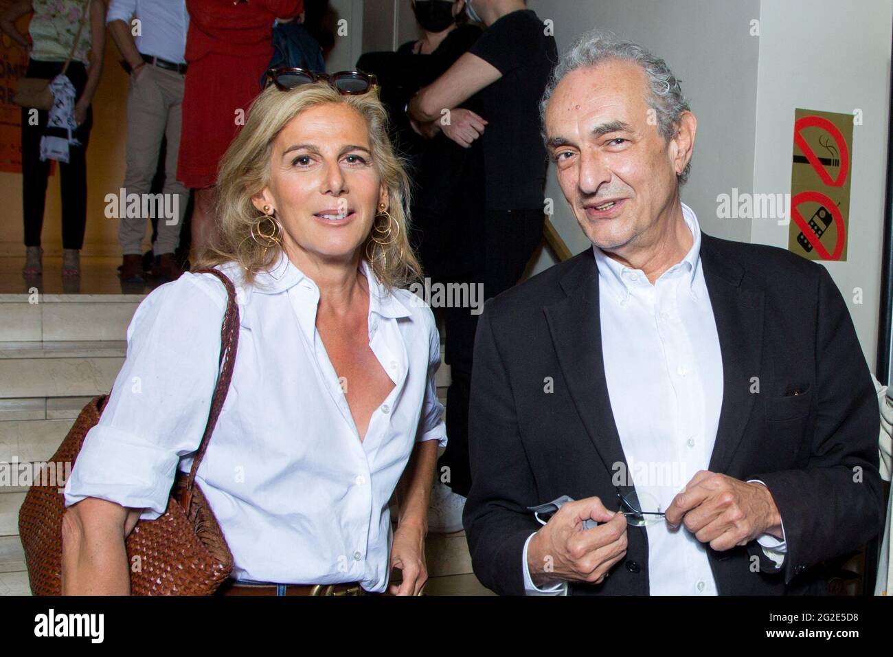 Anne Fulda attends the 'Une Autre Idee Du Monde' Documentary Film ...