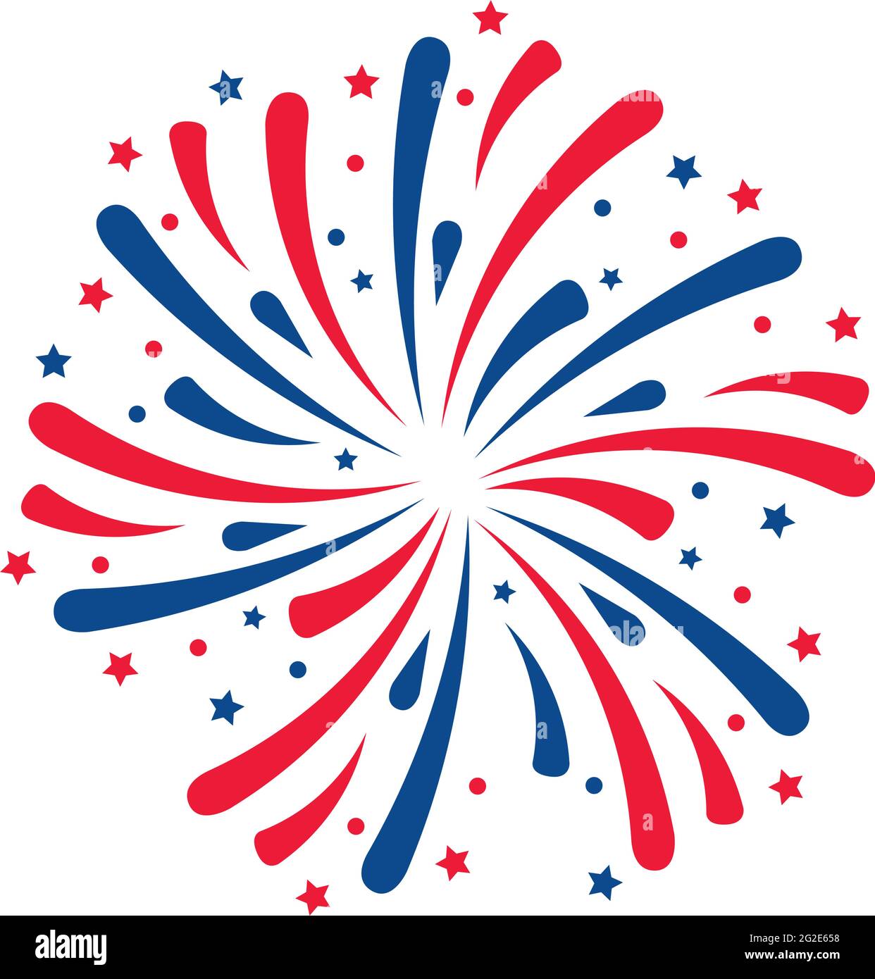 firework with stars Stock Vector Image & Art - Alamy