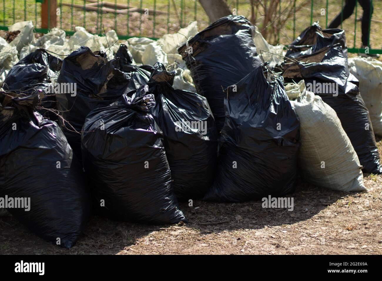 Bags of leaves hi-res stock photography and images - Alamy