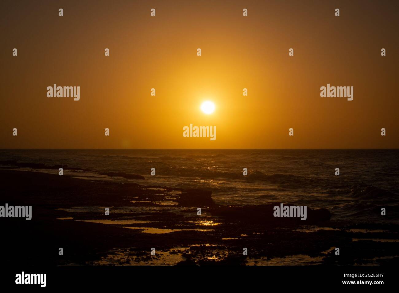 Sunset on the Beach Near Punta Gallinas Lighthouse, the Northernmost ...