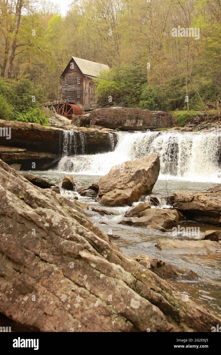 Old west virginia gristmill hi-res stock photography and images - Alamy