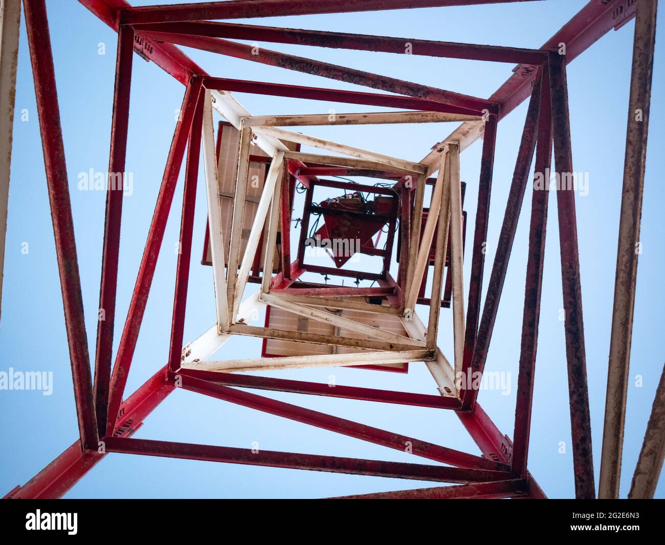 The Top of the Metal Tower Known as the Punta Gallinas (Cape Gallinas ...