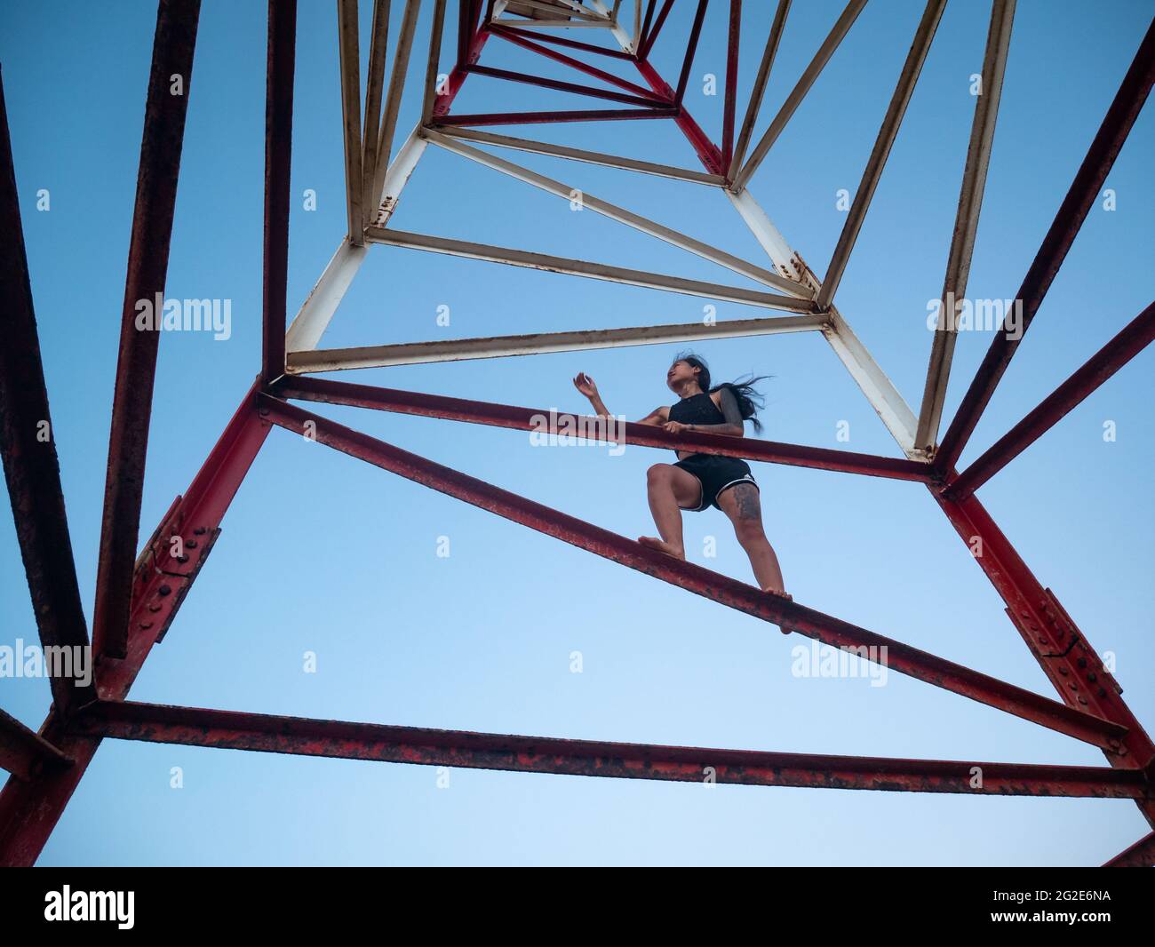 Uribia, La Guajira, Colombia - May 27 2021: Young Asian Woman is ...
