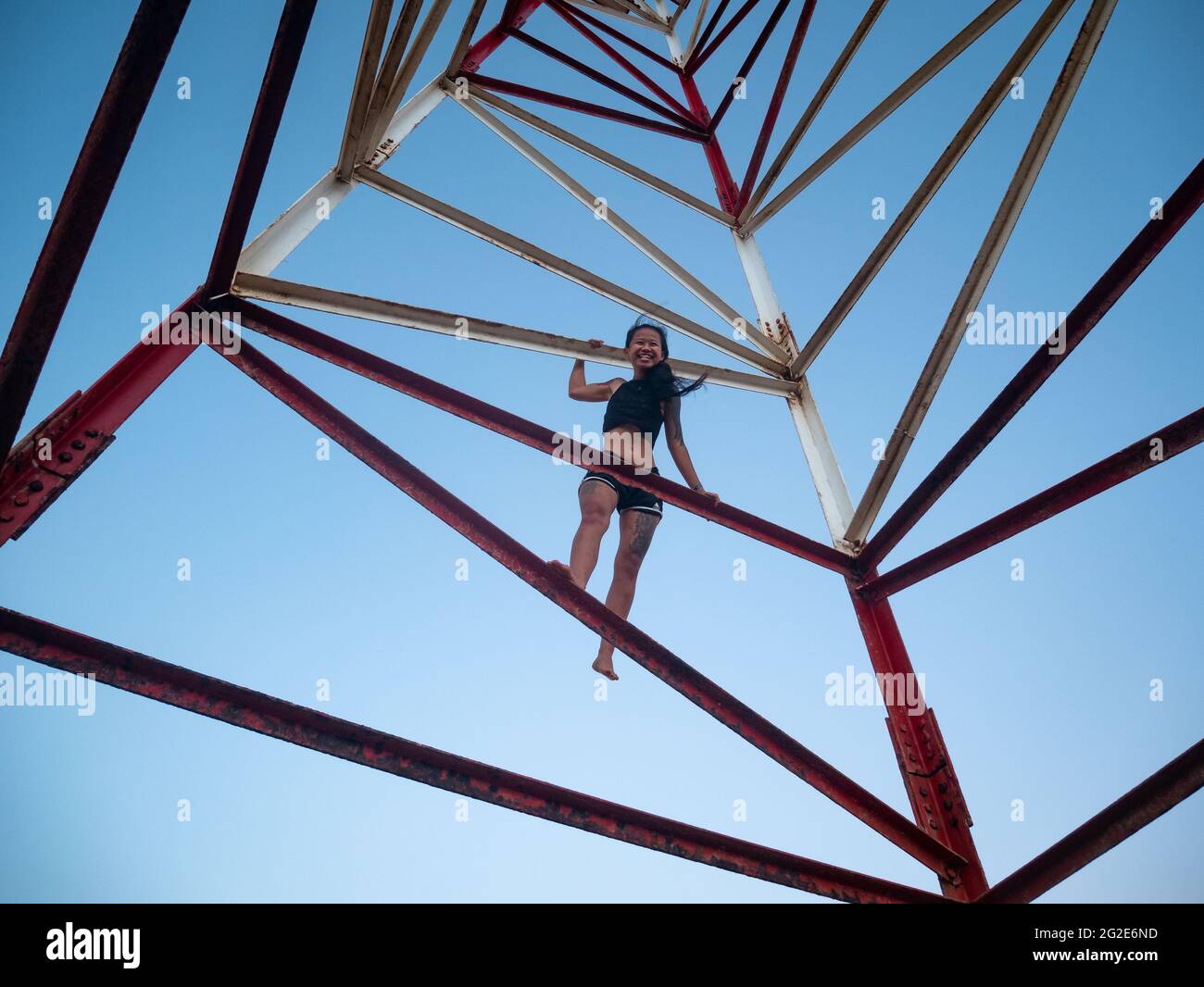 Uribia, La Guajira, Colombia - May 27 2021: Young Asian Woman is ...