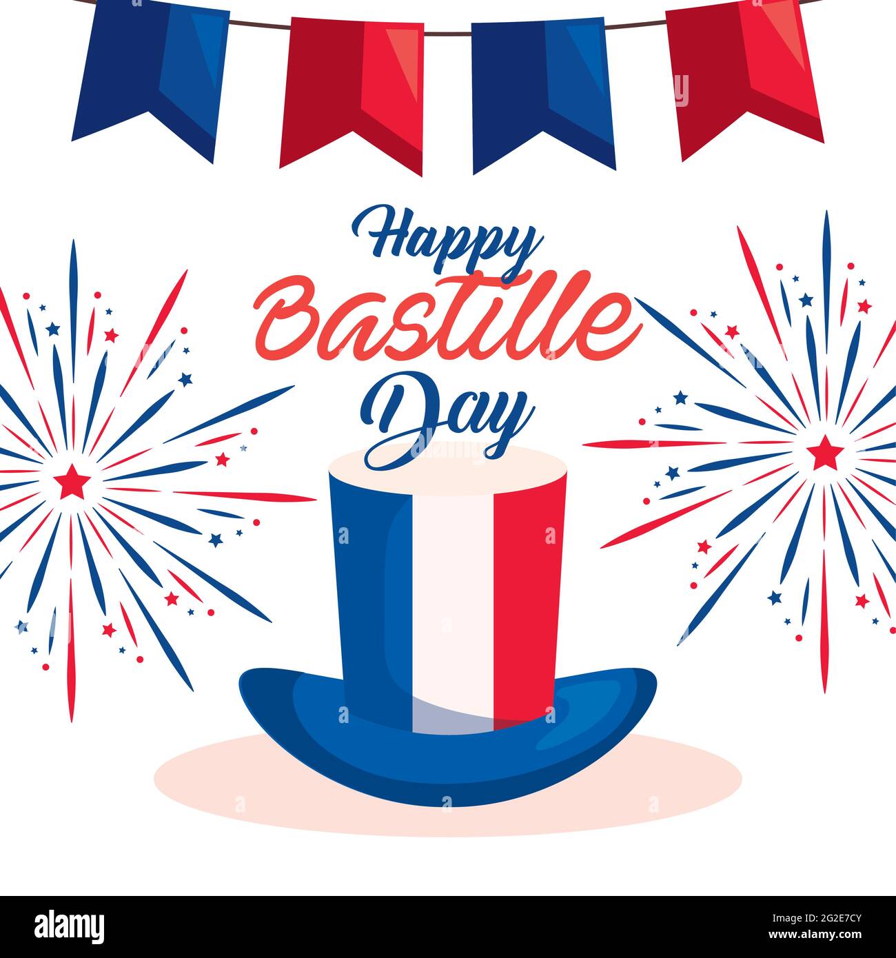 Happy bastille day hat Stock Vector Image & Art - Alamy