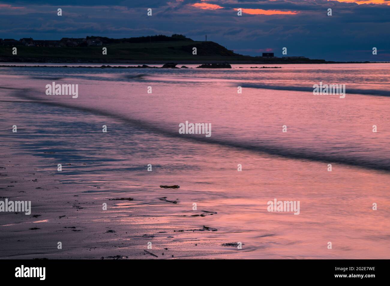 banff links beach scotland Stock Photo - Alamy