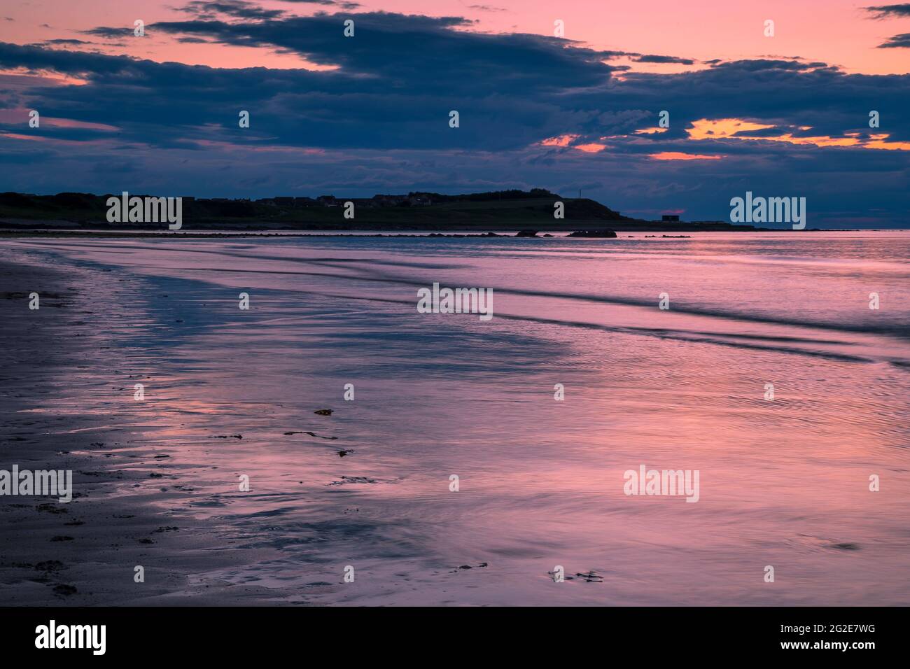 banff links beach scotland Stock Photo - Alamy