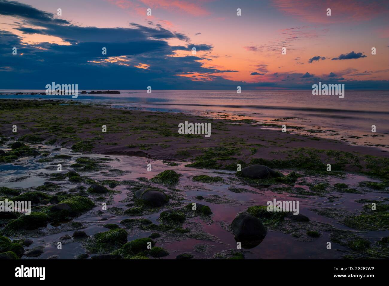 banff links beach scotland Stock Photo - Alamy