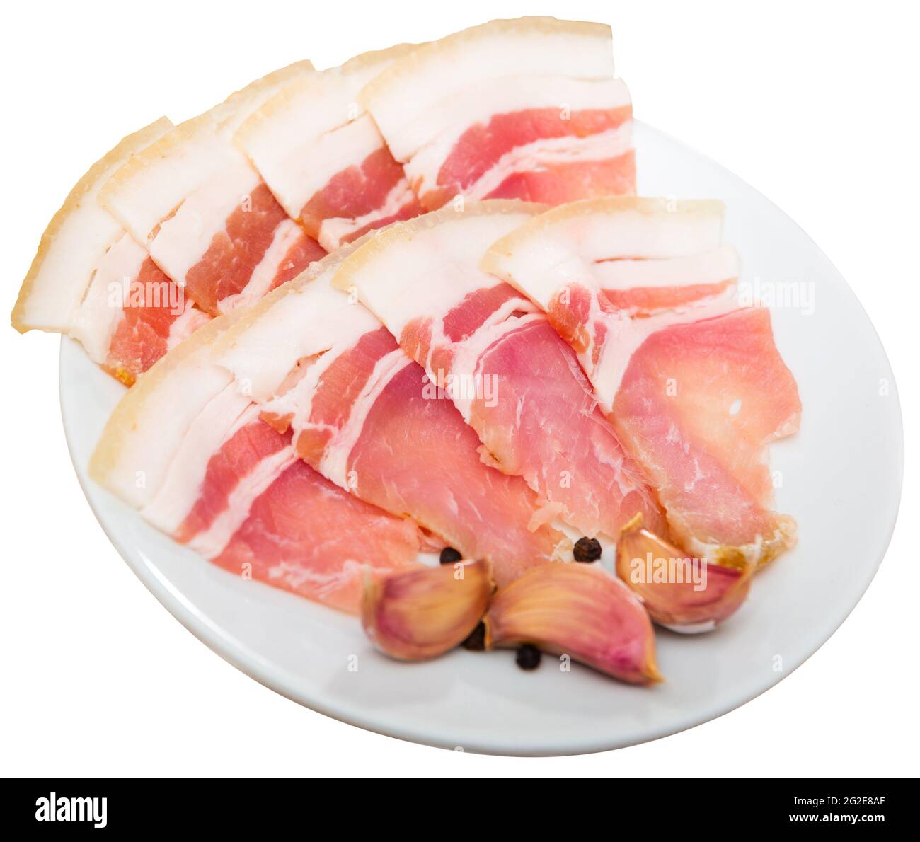 Bacon on plate cutout hi-res stock photography and images - Alamy