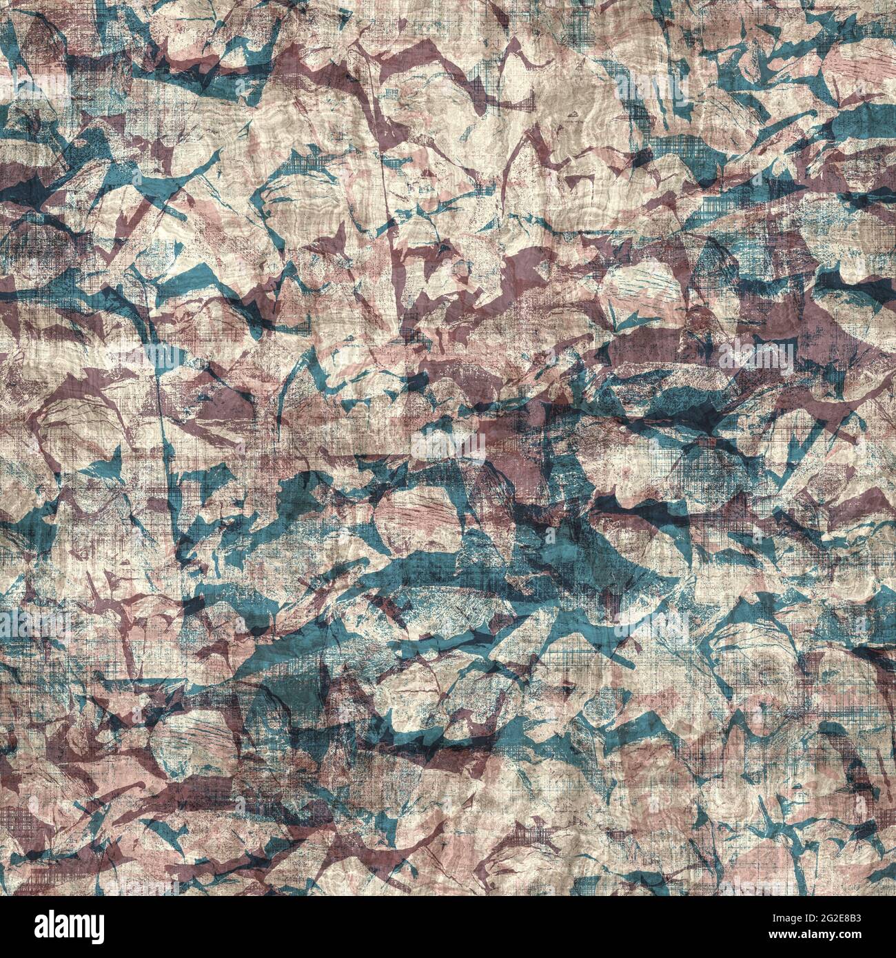 Seamless blue pink cream and navy surface pattern Stock Photo - Alamy