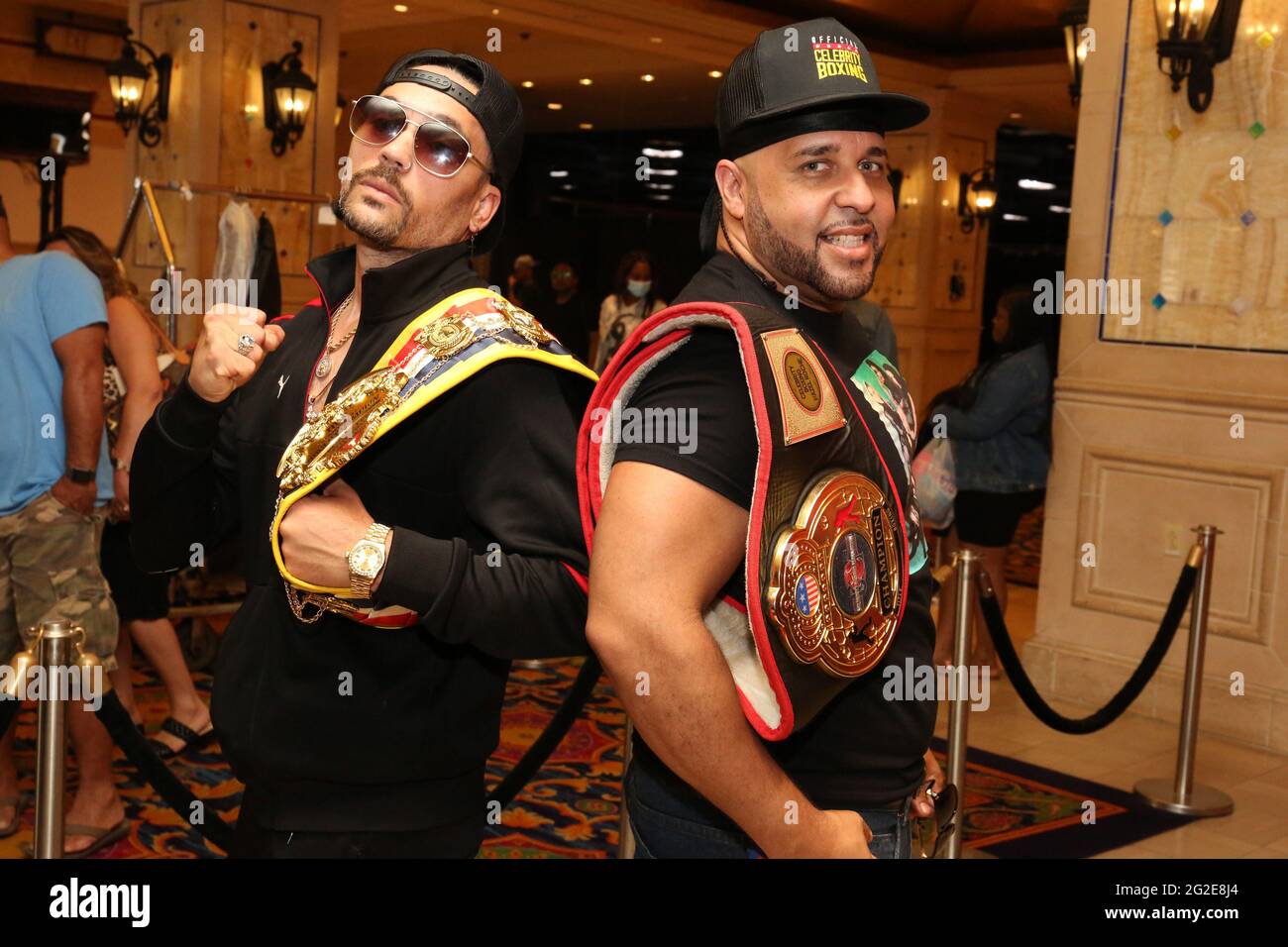Atlantic City, NJ, USA. 10th June, 2021. Josh Colon and Hazel Roche ...