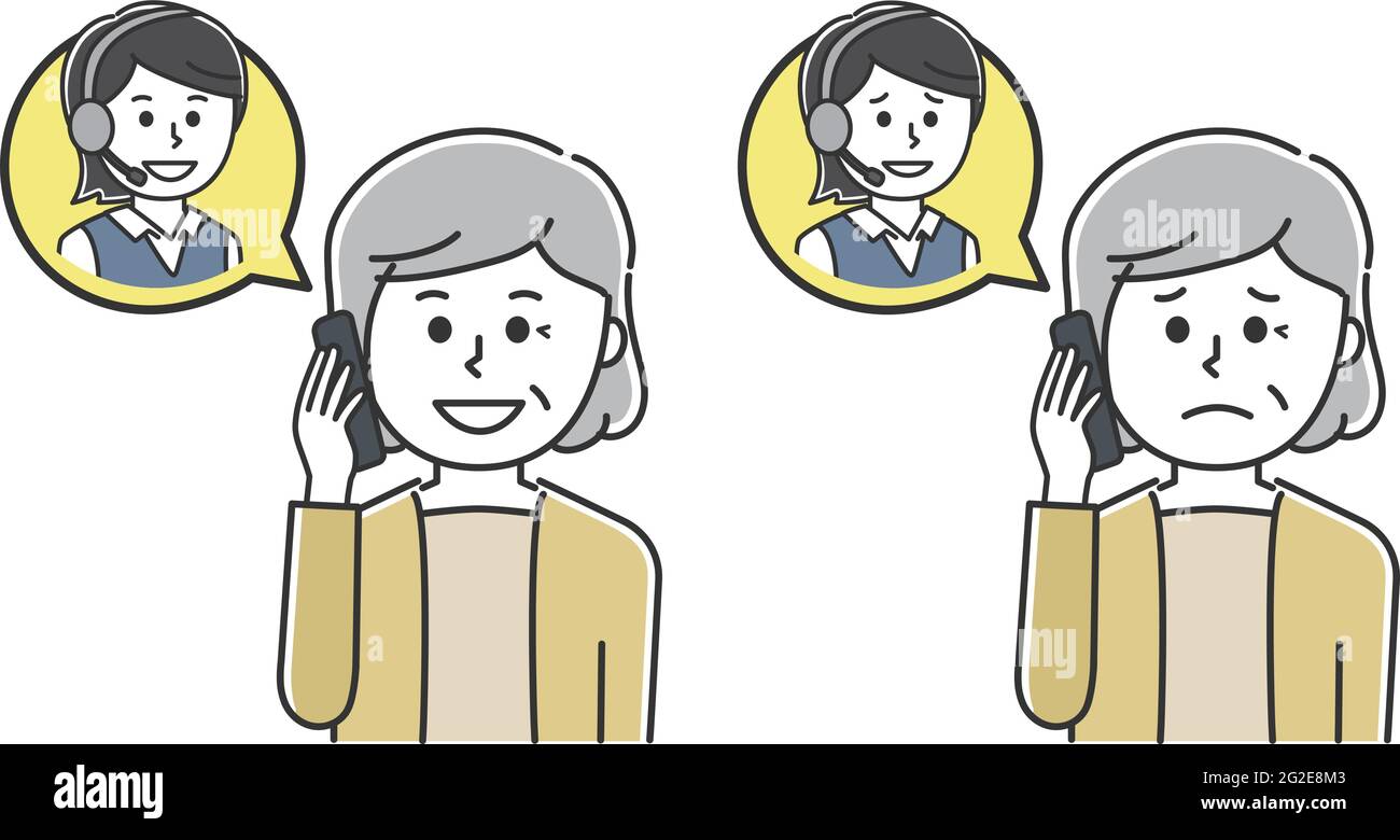 Set of woman inquiring about something. Vector illustration isolated on ...