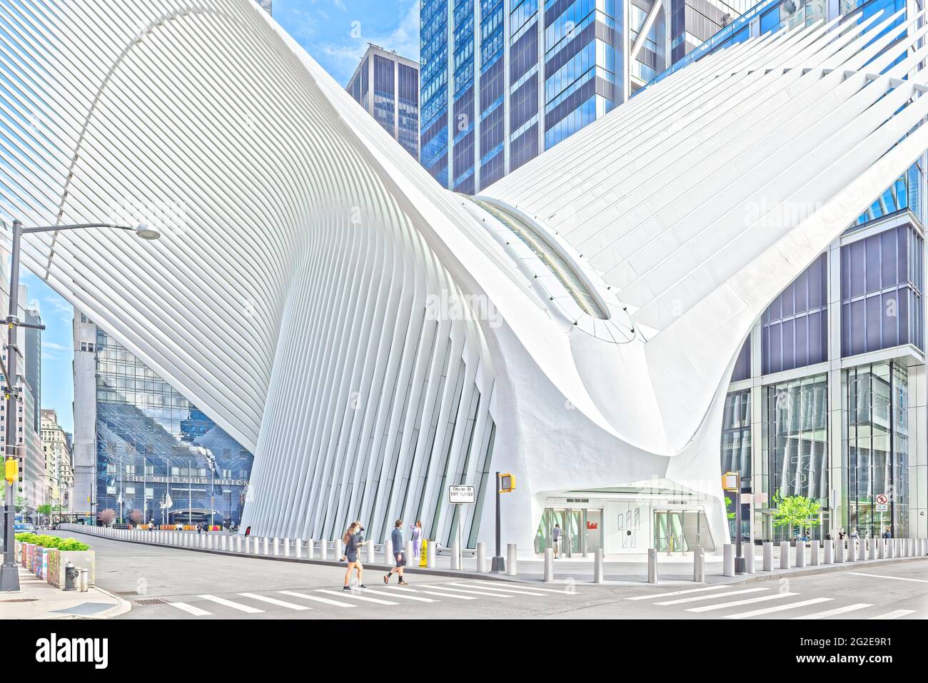 Oculus World Trace Center Train Station Stock Photo - Alamy