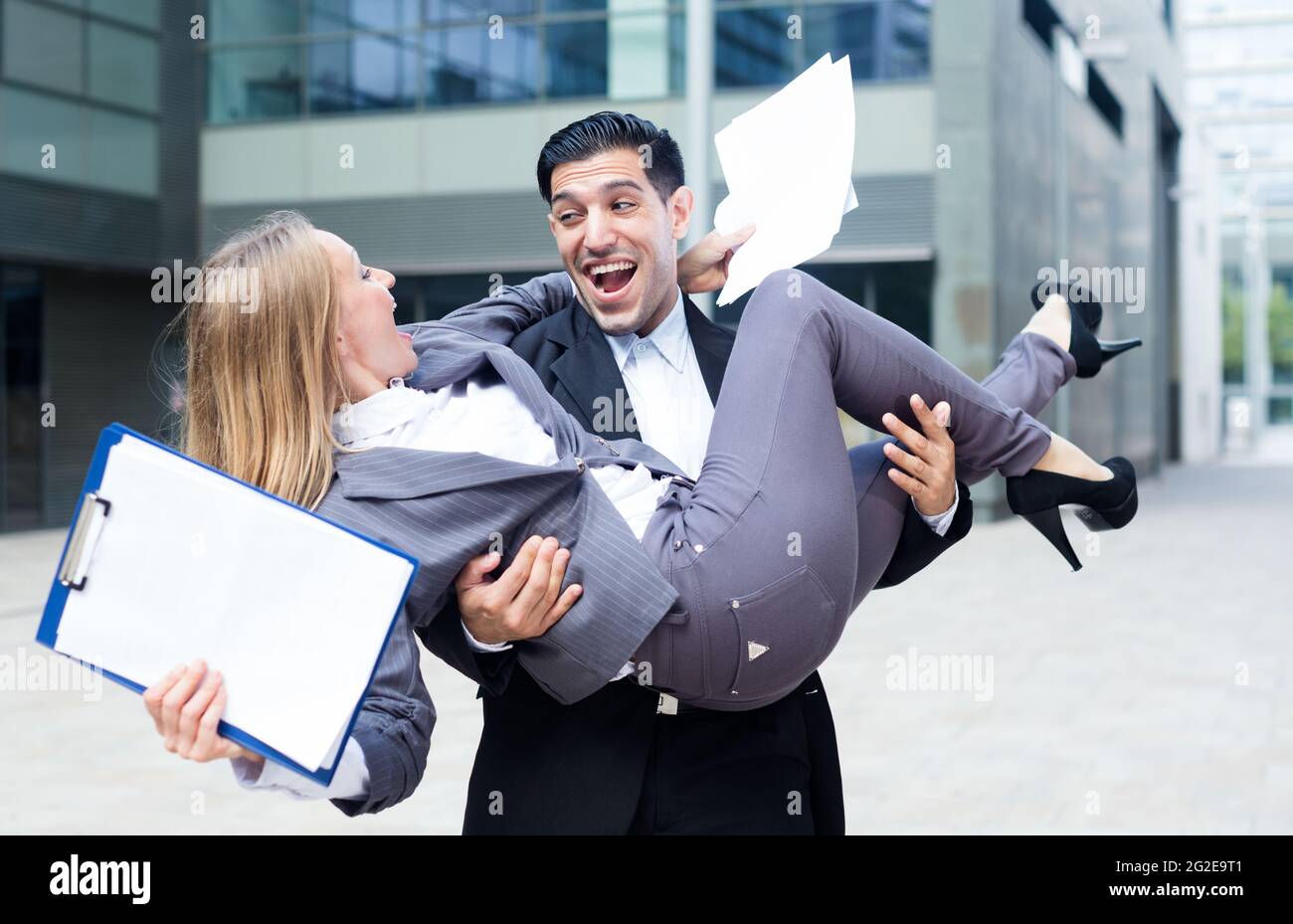 Boss is carry woman manager on hands because they are satisfied of ...