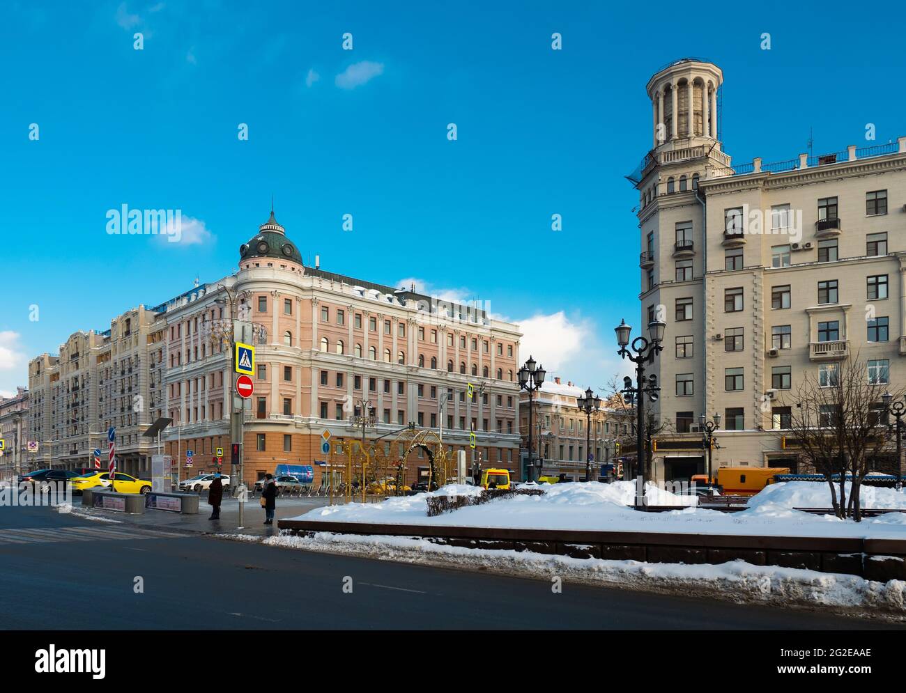 Moscow tverskaya hi-res stock photography and images - Alamy