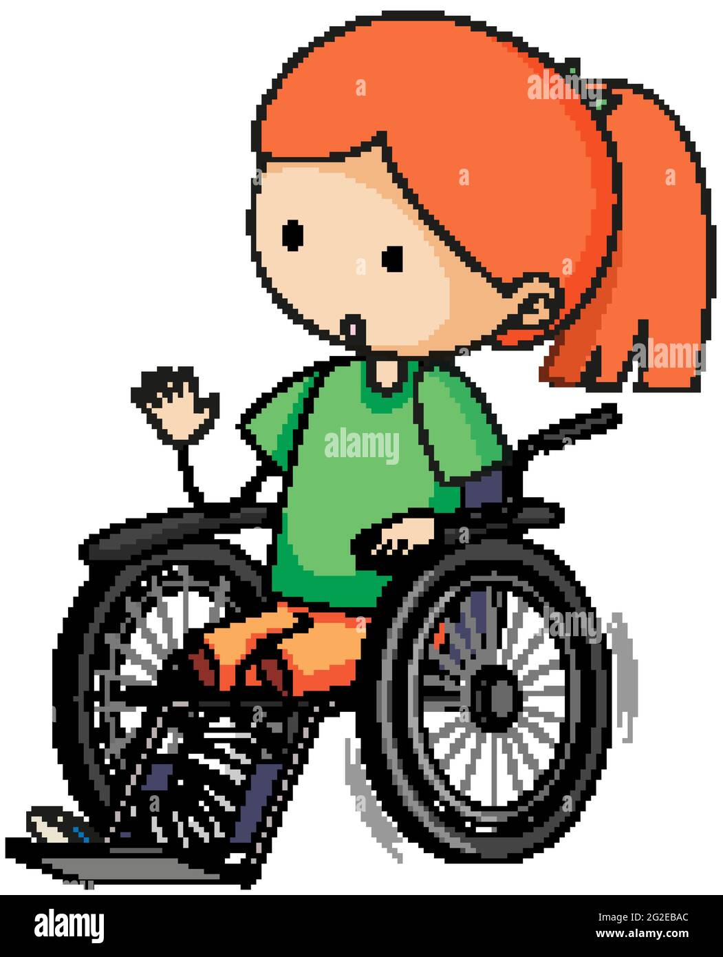 Wheelchair Cartoon Characters