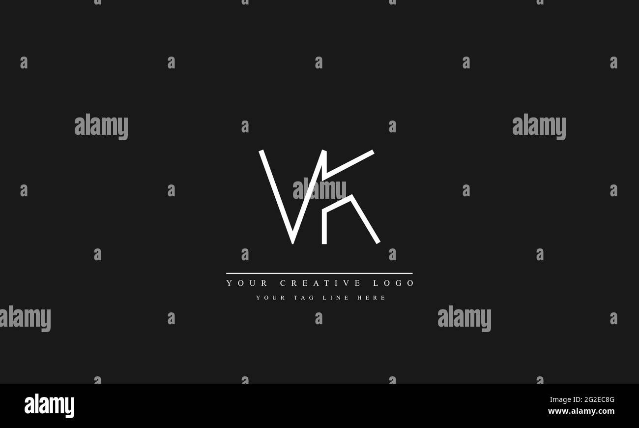Letter vk logo hi-res stock photography and images - Alamy
