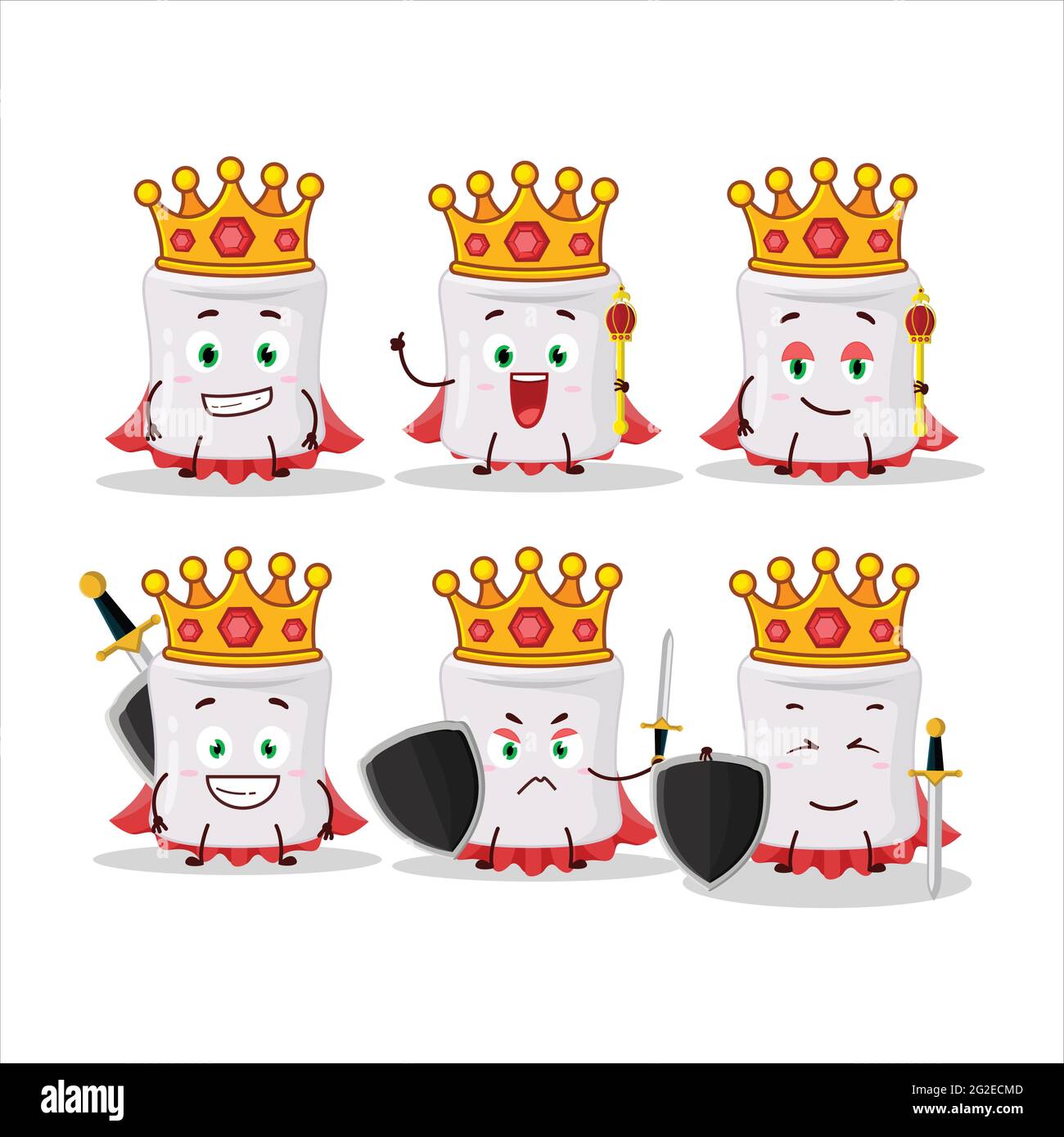 White color crowned Stock Vector Images - Alamy