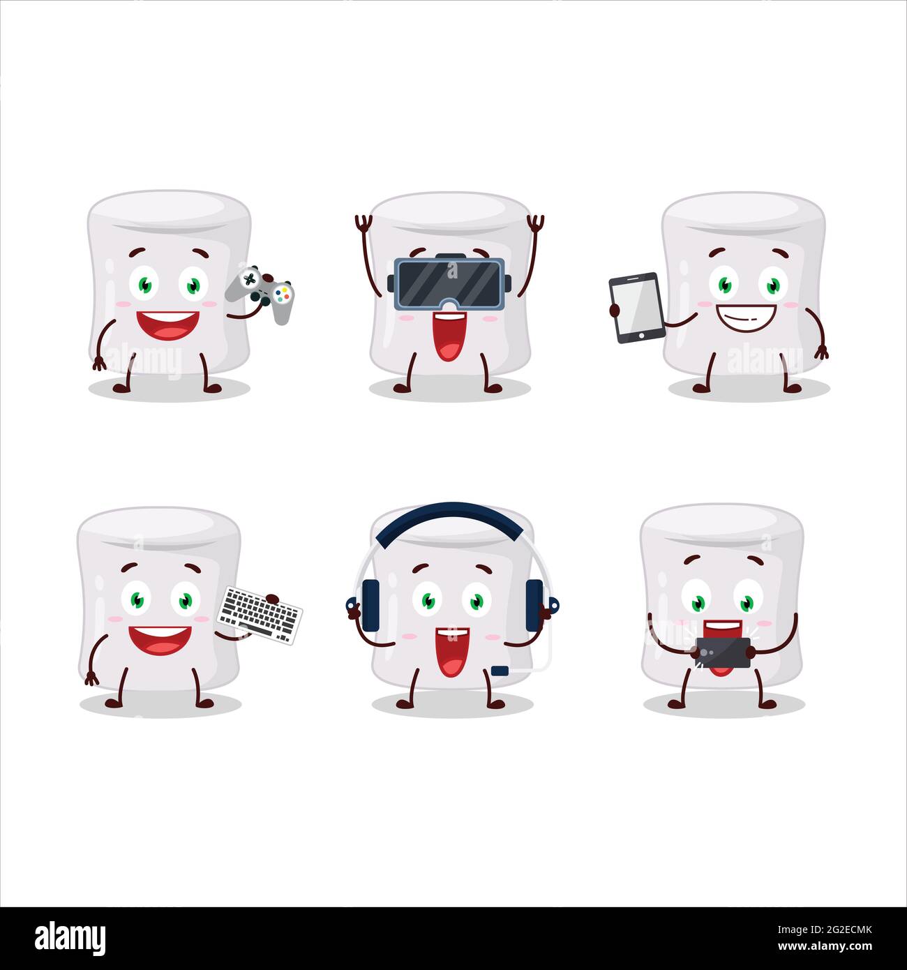 Cute Marshmallow Cartoon