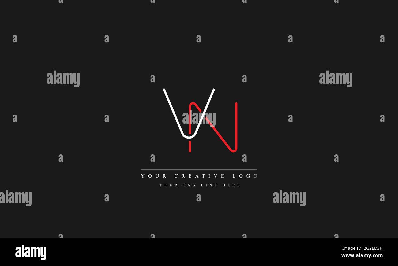 Letter vn logo hi-res stock photography and images - Alamy