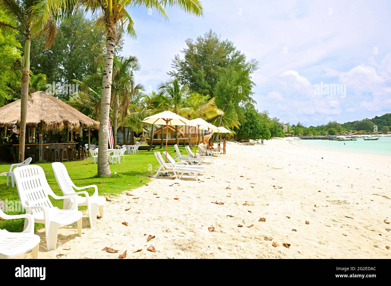 Beautiful resort on the island Stock Photo - Alamy