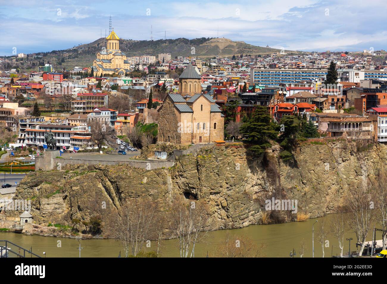 View of the historical center of Tbilisi Stock Photo - Alamy