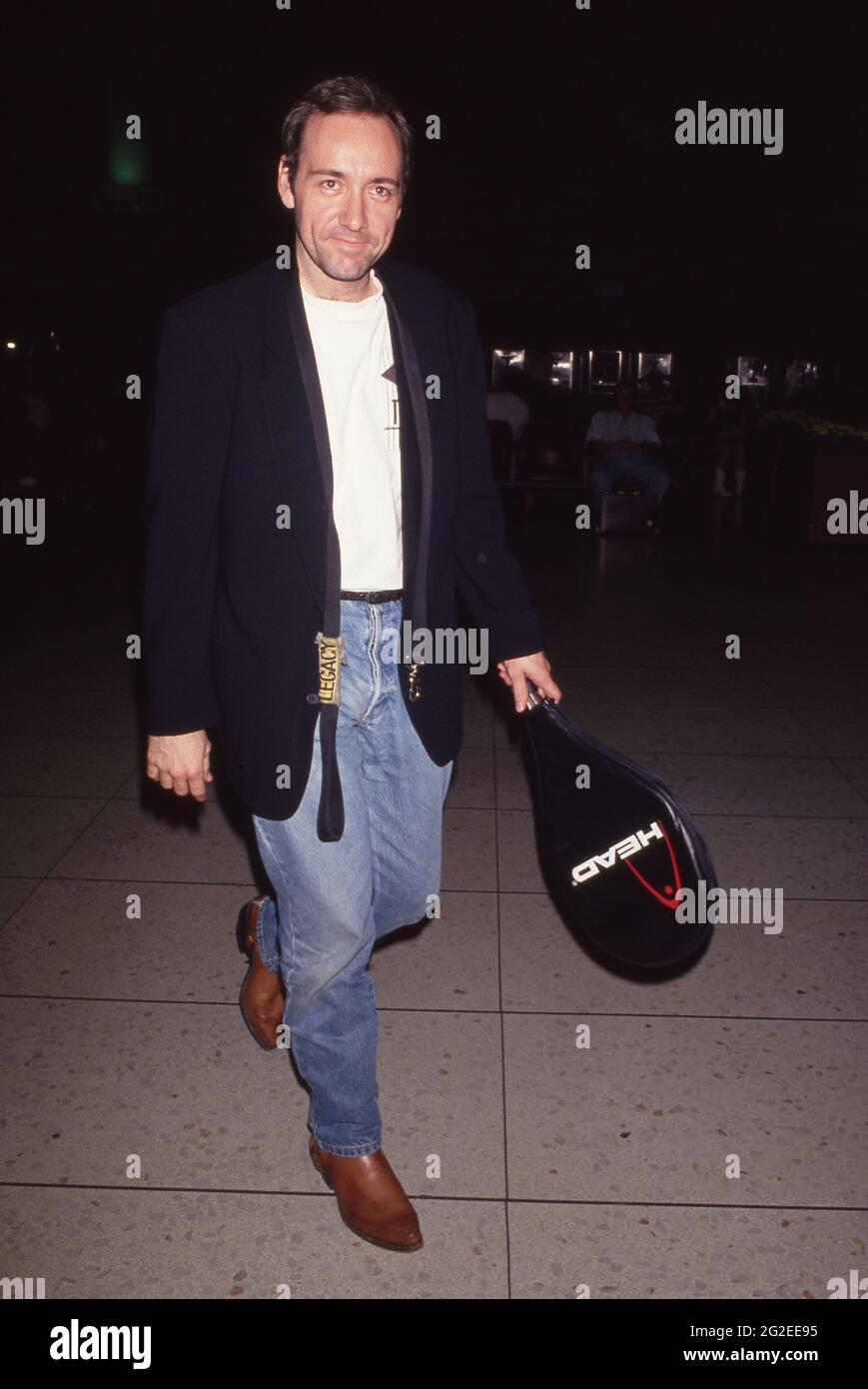 Kevin Spacey at Los Angeles International Airport 1993. Credit: Ralph ...