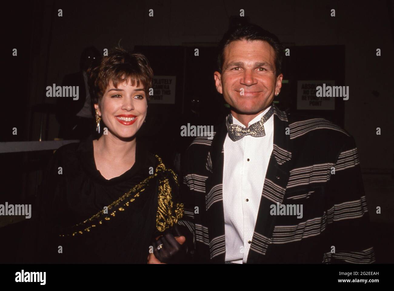 David Leisure and wife Kelly Circa 1980's Credit: Ralph Dominguez ...