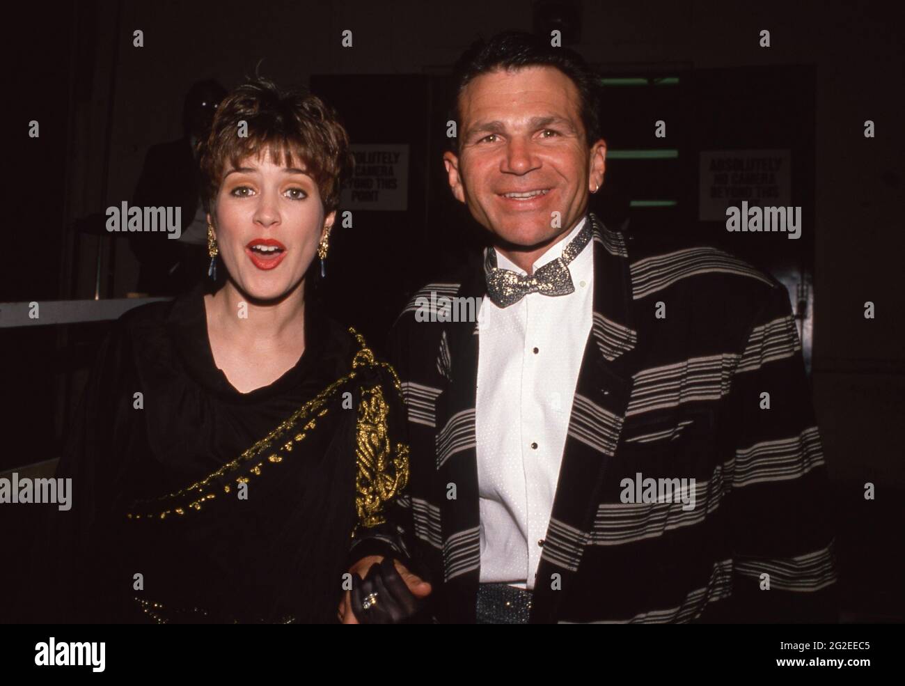 David Leisure and wife Kelly Circa 1980's Credit: Ralph Dominguez ...