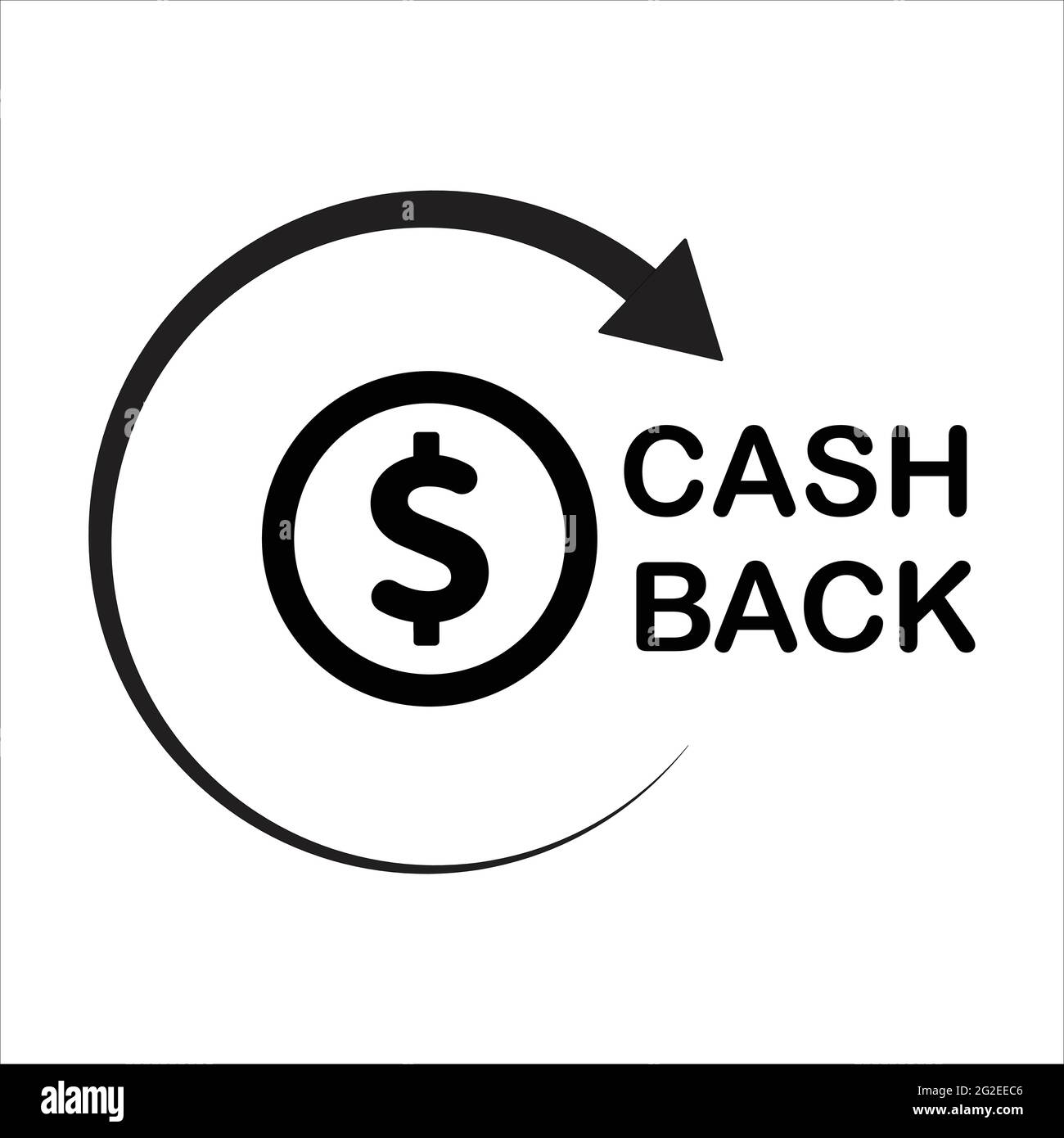 Cash back icon vector for graphic design, logo, web site, social media ...