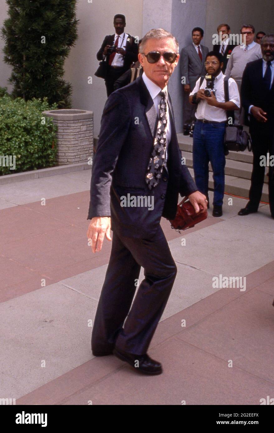 Roddy McDowall at the 'Funeral Service for Sammy Davis, Jr.' on May 18 ...