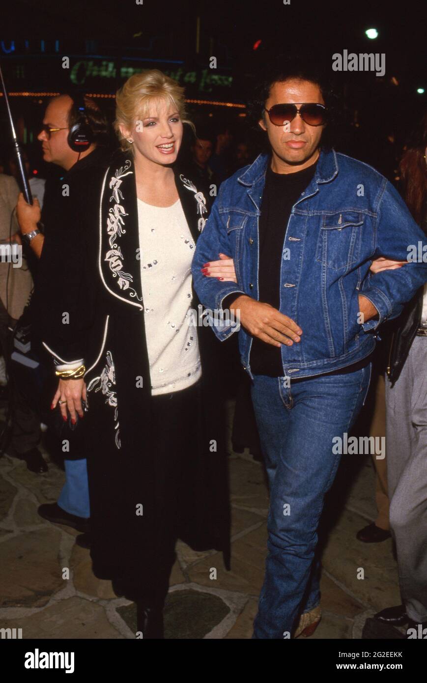 Gene Simmons and Shannon Tweed .Circa 1980's Credit: Ralph Dominguez ...